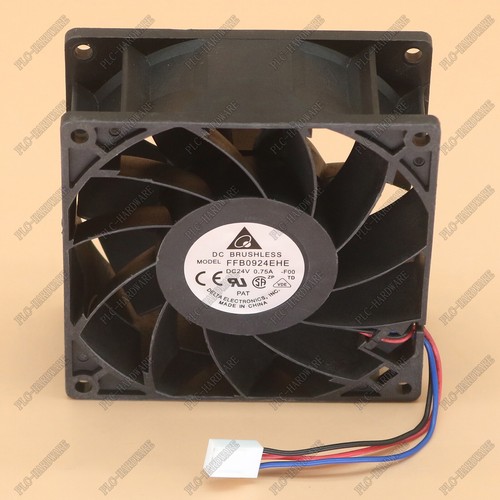 Delta FFB0924EHE-F00 24V 0.75A 9038 9CM ABB Drive Cooling Fan 3 wire | eBay