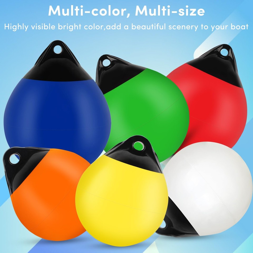 Boat Mooring Buoy 15 inch,Round Boat Fenders Ball Boat Buoy Ball ...