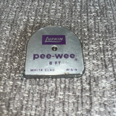 Vintage Lufkin Pee Wee White Clad 6 ft. Measuring Tape | eBay