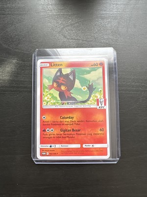 Pokemon Litten 182/SM-P KFC Kentucky Fried Chicken Promo Card | eBay