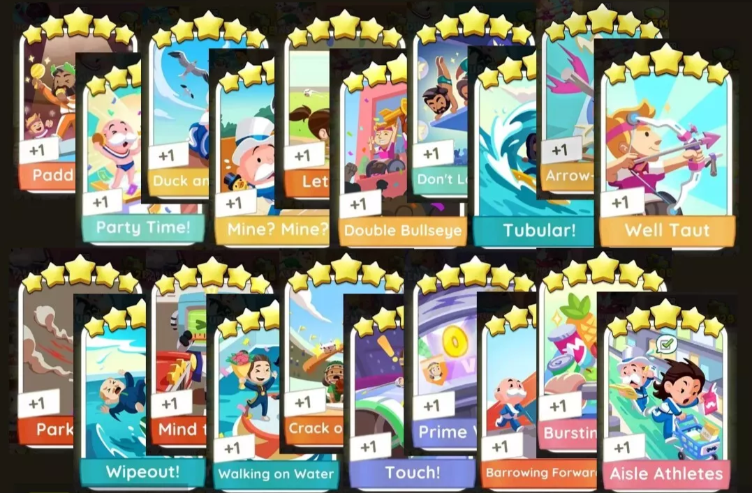 MONOPOLY GO Sticker Collections 4 & 5 Stars ⭐️⭐️⭐️⭐️⭐️ Fast Delivery | eBay