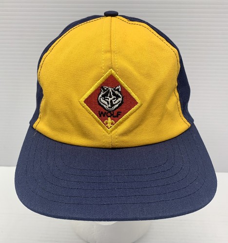 NOS Vintage BSA Wolf Scout Snapback Hat Cap Small/Medium Union Made in ...