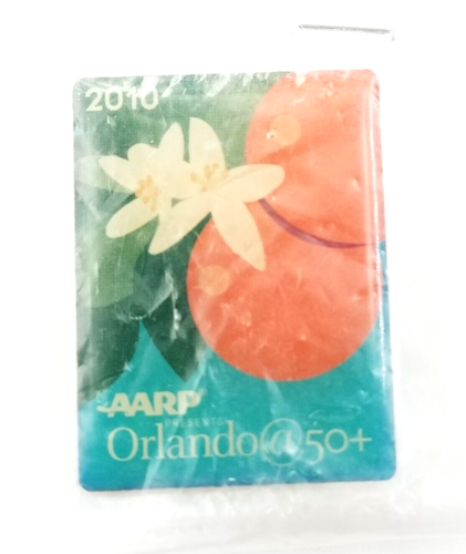 2010 AARP @50+ National Event Orlando Florida Pin Souvenir Orange Fruit ...