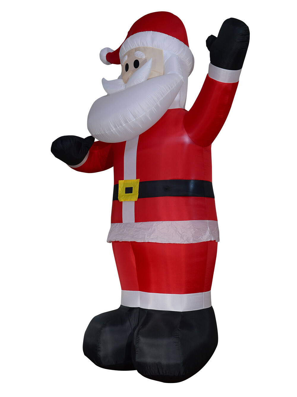 Gigantic Standing & Waving Santa Illuminated Christmas Inflatable ...
