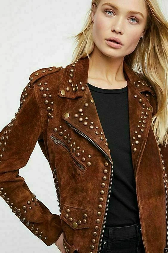Studded Leather Jacket Outfit