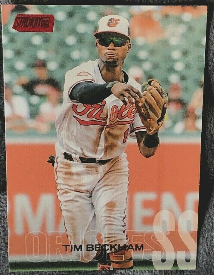 2018 Topps Stadium Club Tim Beckham #298 Red Foil Baltimore Orioles | eBay