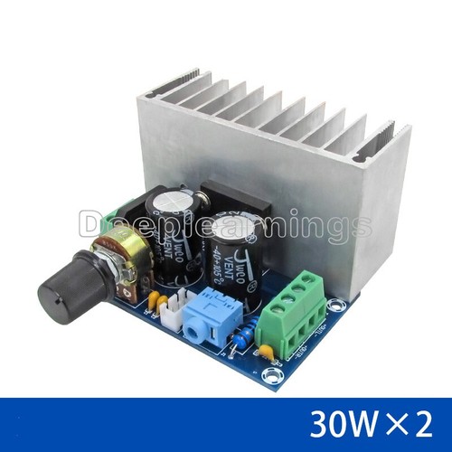 TDA1521 Dual 12V 30W*2 HIFI Pure Class A Stereo Audio Power Amplifier ...