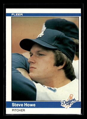 1984 Fleer Baseball #103 Steve Howe Set Break Mint+ Los Angeles Dodgers ...