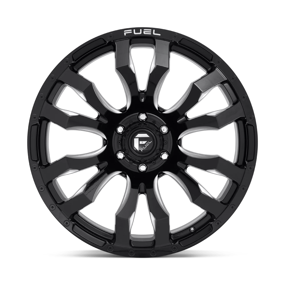 4 17x9 Fuel Blitz Gloss Black Milled 8x170 D67317901745 for sale online ...