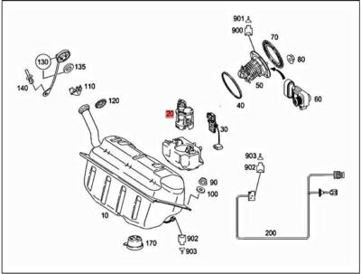 Genuine MERCEDES R171 SLK R171 Feed unit 1714703394 | eBay