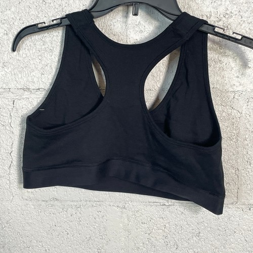 GapBody Women's Ribbed Logo Comfort Racerback Bra GPW01051 black Large ...