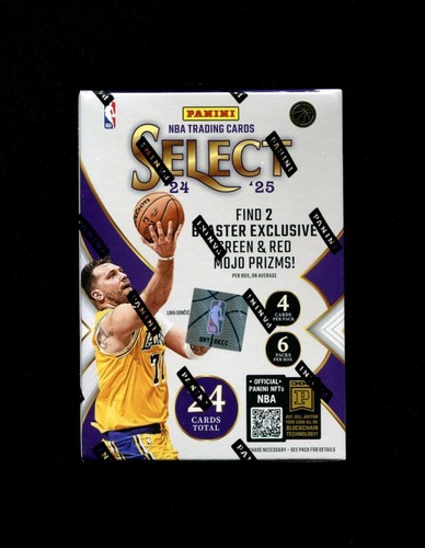 2024-25 PaninI Select Basketball Factory Sealed Hobby Blaster Box - 6 ...