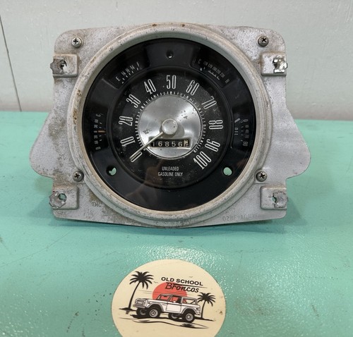 Early Ford Bronco Gauge Cluster Speedometer OEM | eBay