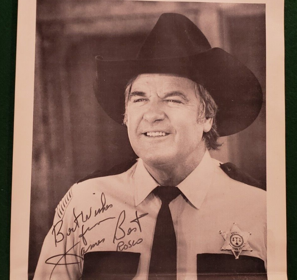 James Best Dukes of Hazzard Rosco P. Coltrane 8X10 Photo Hand Signed ...
