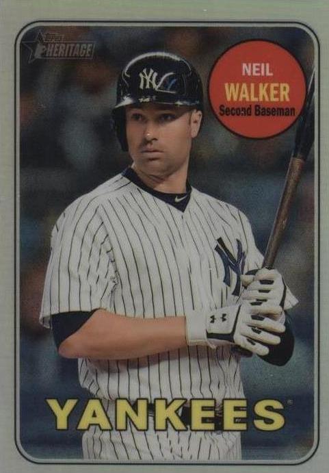 2018 Topps Heritage High Number - Neil Walker #THC-708 Chrome Refractor ...