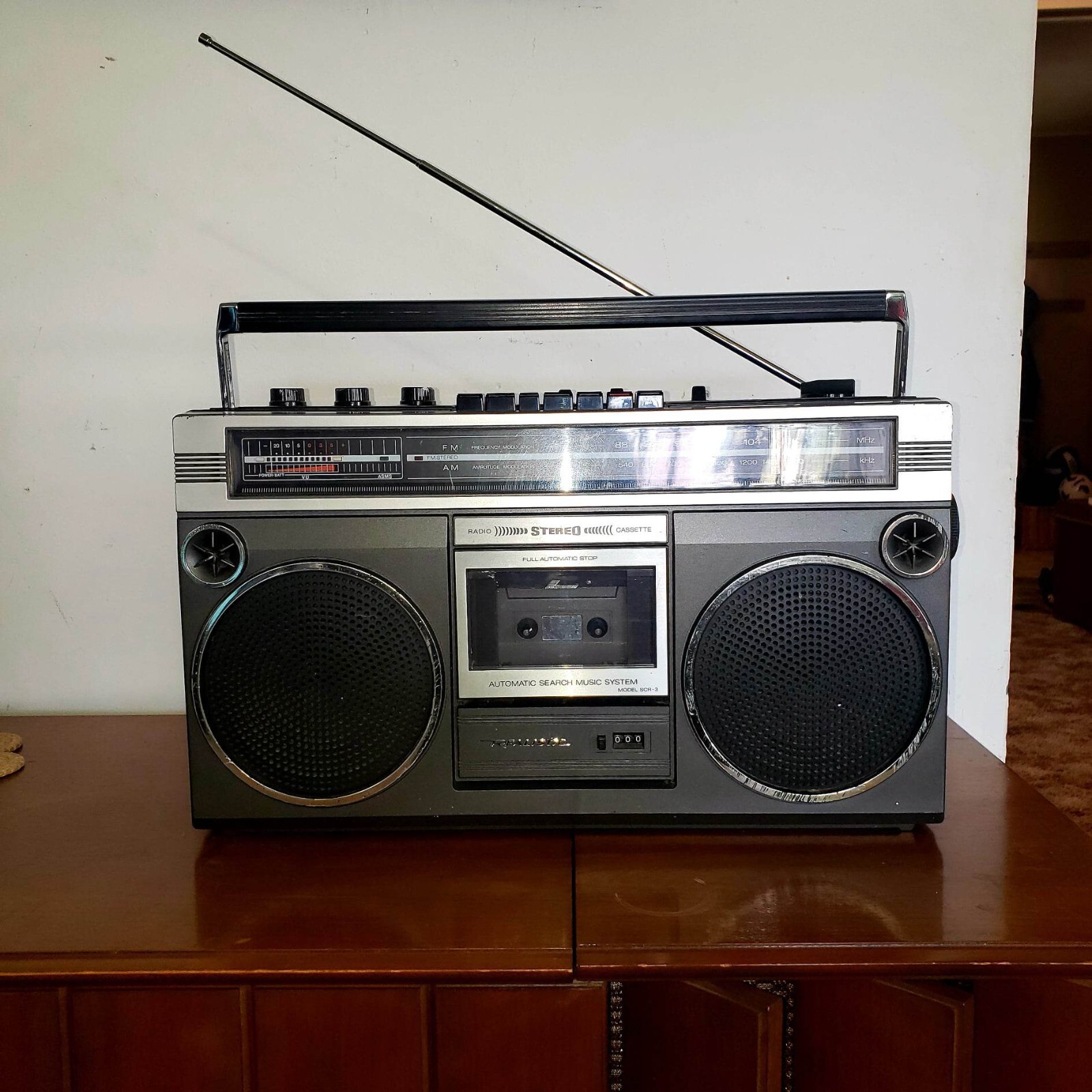 Realistic SCR-3 vintage Cassette 80's Boom Boxbox pre-owned by Radio Shack | eBay