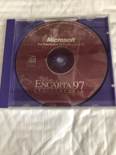 Microsoft Encarta 97 Encyclopedia For Microsoft Windows 95 | eBay Australia