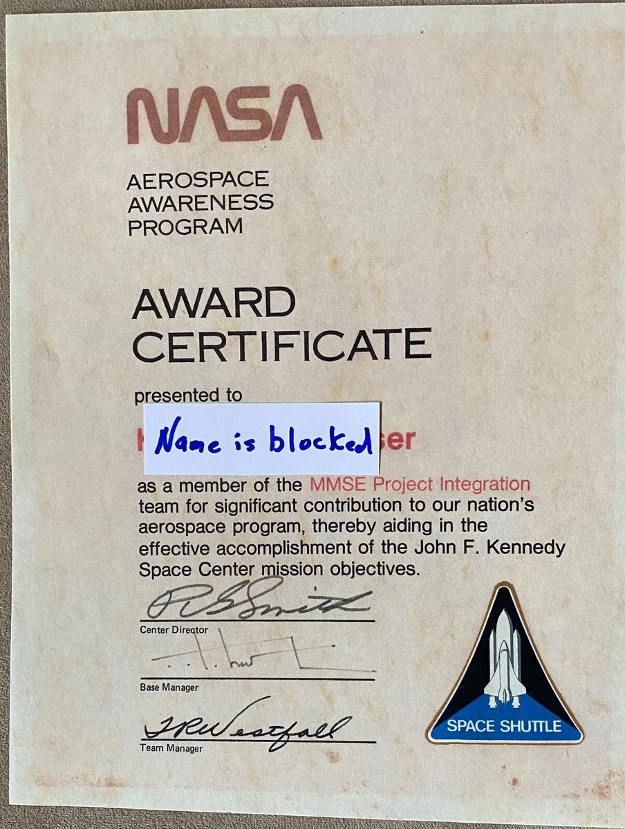 Nasa Awards Program