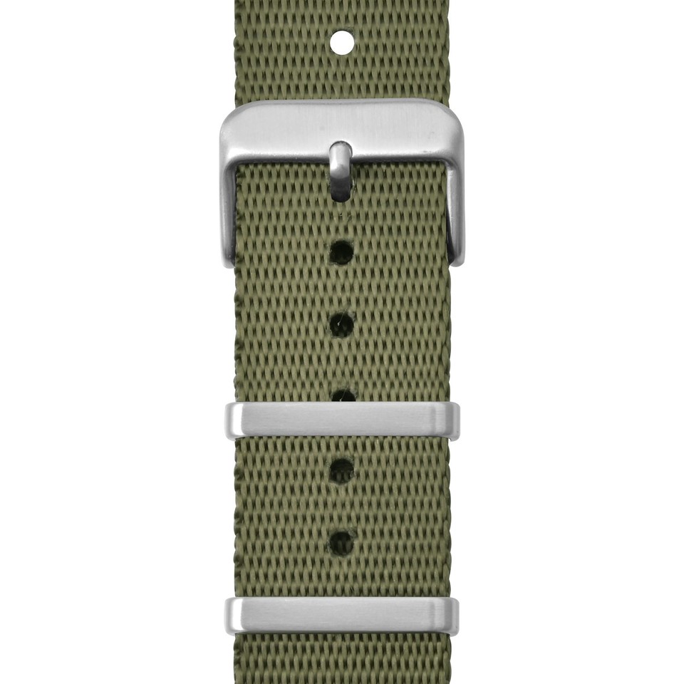 WOCCI One-piece Nylon Watch Band 16mm 18mm 20mm 22mm 24mm Replacement ...