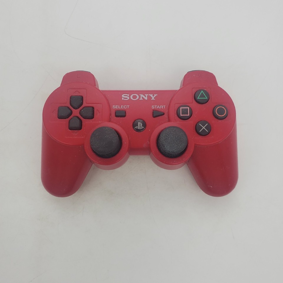 Sony Playstation 3 PS3 Dualshock 3 Controller CECHZC2U - Red - OEM | eBay