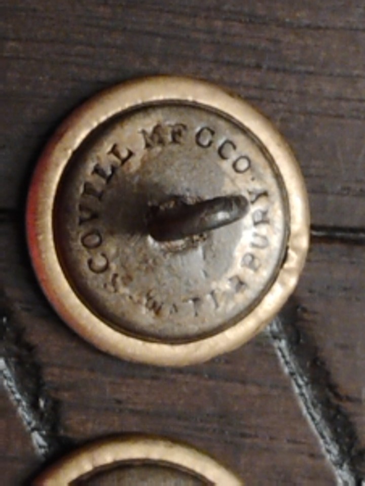 Vintage US Army Brass Waterbury Button Co. Buttons, Set Of 10, Eagle ...