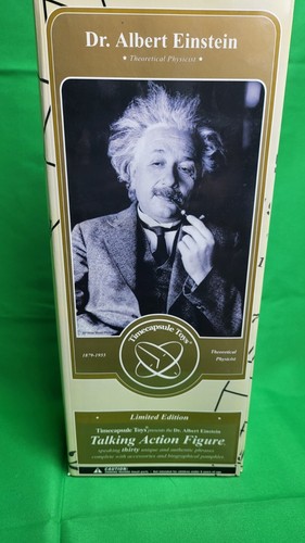 Dr. Albert Einstein Talking Action Figure Rare Timecapsule Toys Limited ...
