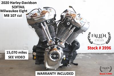 2020 Harley Softail Milwaukee-Eight M8 107 Engine Motor 15K VIDEO ...