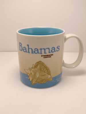Starbucks Bahamas Icon Series Mug Cup Cruise Ships 16oz 2015 Coffee Tea ...