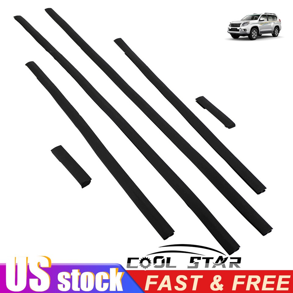 LH & RH For Toyota 2008-2013 Highlander Center Roof Drip Side Finish ...