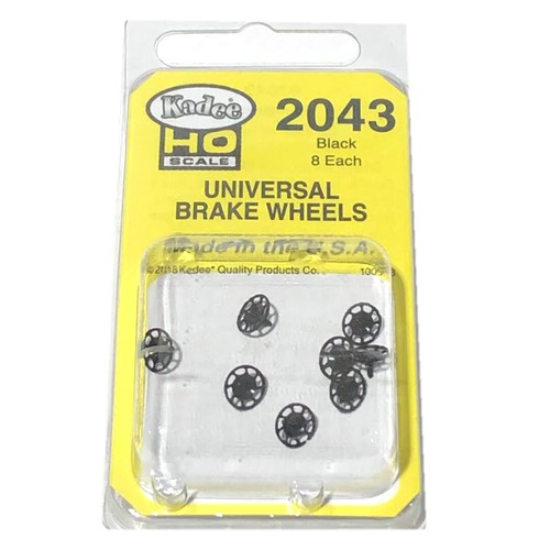 Kadee 2043 Universal Brake Wheel Black (8) : HO Scale | eBay