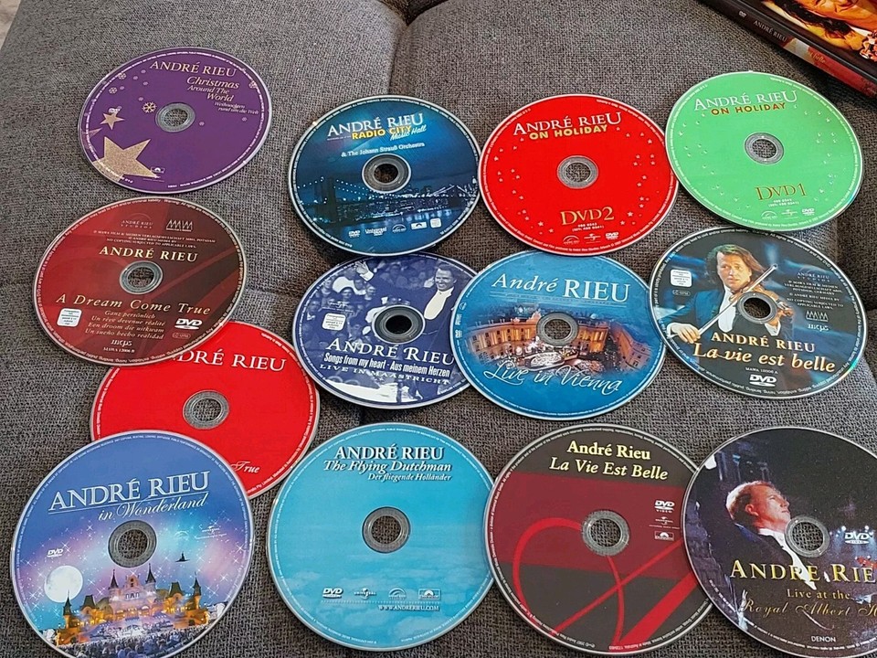 Bulk 10 x Andre Rieu Classical Music Violin DVDs Good Condition No ...