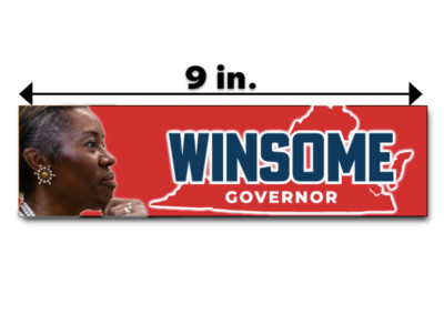 Winsome Sears Governor Virginia Bumper Sticker Political Republican ...