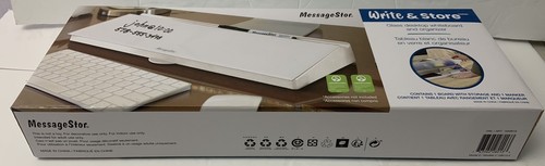 MessageStor Glass Desktop Whiteboard and Organizer. Greenguard ...