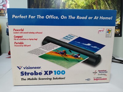 Visioneer Strobe XP 100 Scanner BRAND NEW NOS | eBay
