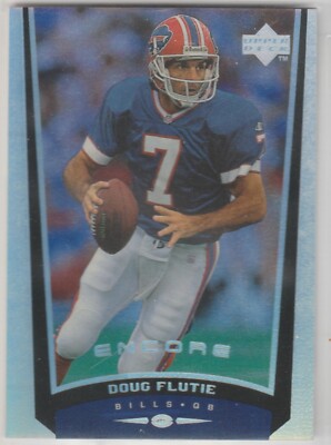 1998 Upper Deck Encore #41 Doug Flutie Buffalo Bills Boston College ...