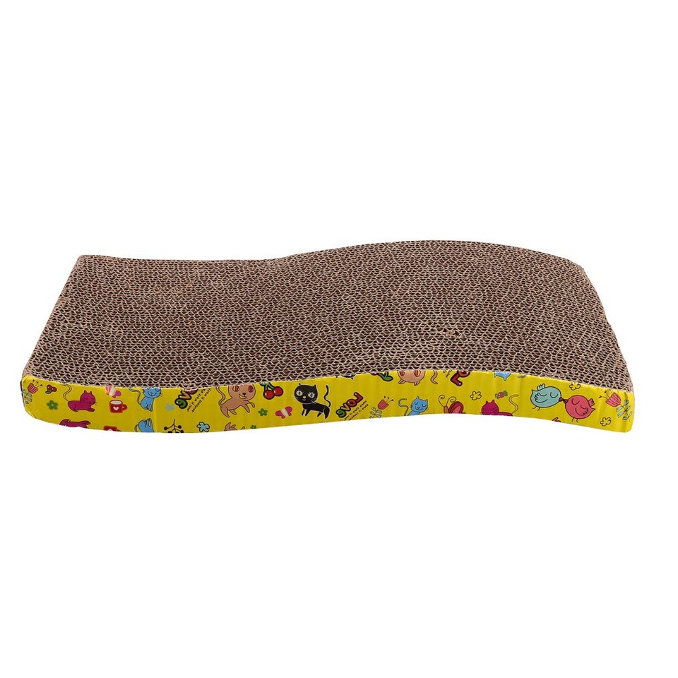 Kitten Scratch Post Cat Scratching Board Cardboard Pad Scratcher | eBay ...