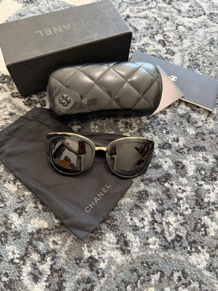 chanel flower sunglasses | eBay
