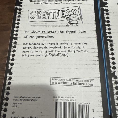 LOT OF 4 Timmy Failure By Stephan Pastis Books Children's Books | eBay