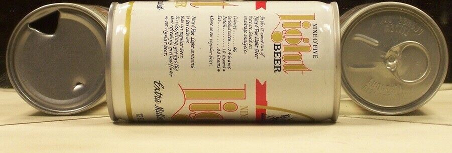 905 Nine O Five Light Beer Steel C/S Can Pittsburgh Pennsylvania 038 B ...