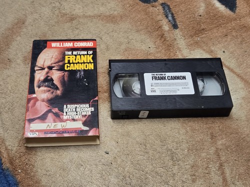 RARE OOP OUT OF PRINT VHS RETURN OF FRANK CANNON WILLIAM CONRAD 1987 GOODTIMES | eBay