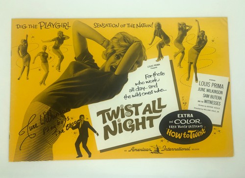 June Wilkinson Autograph Twist All Night Lobby Card Order Book Playboy ...