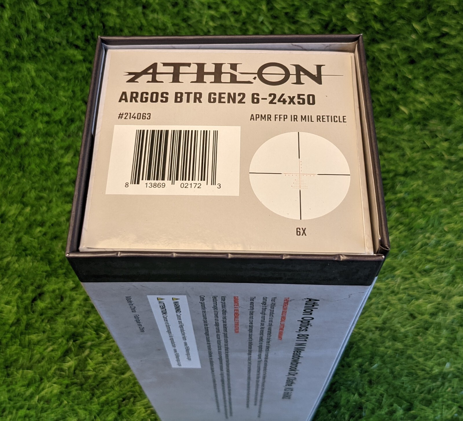 Athlon Argos BTR GEN2 6-24x50mm Riflescope w/ APMR FFP IR Mil Reticle ...