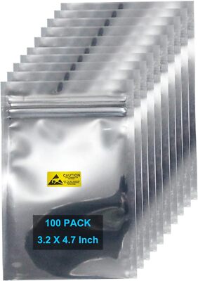 Resealable Zip Lock ESD Bags with Labels for Hard Drive HDD ESD ...