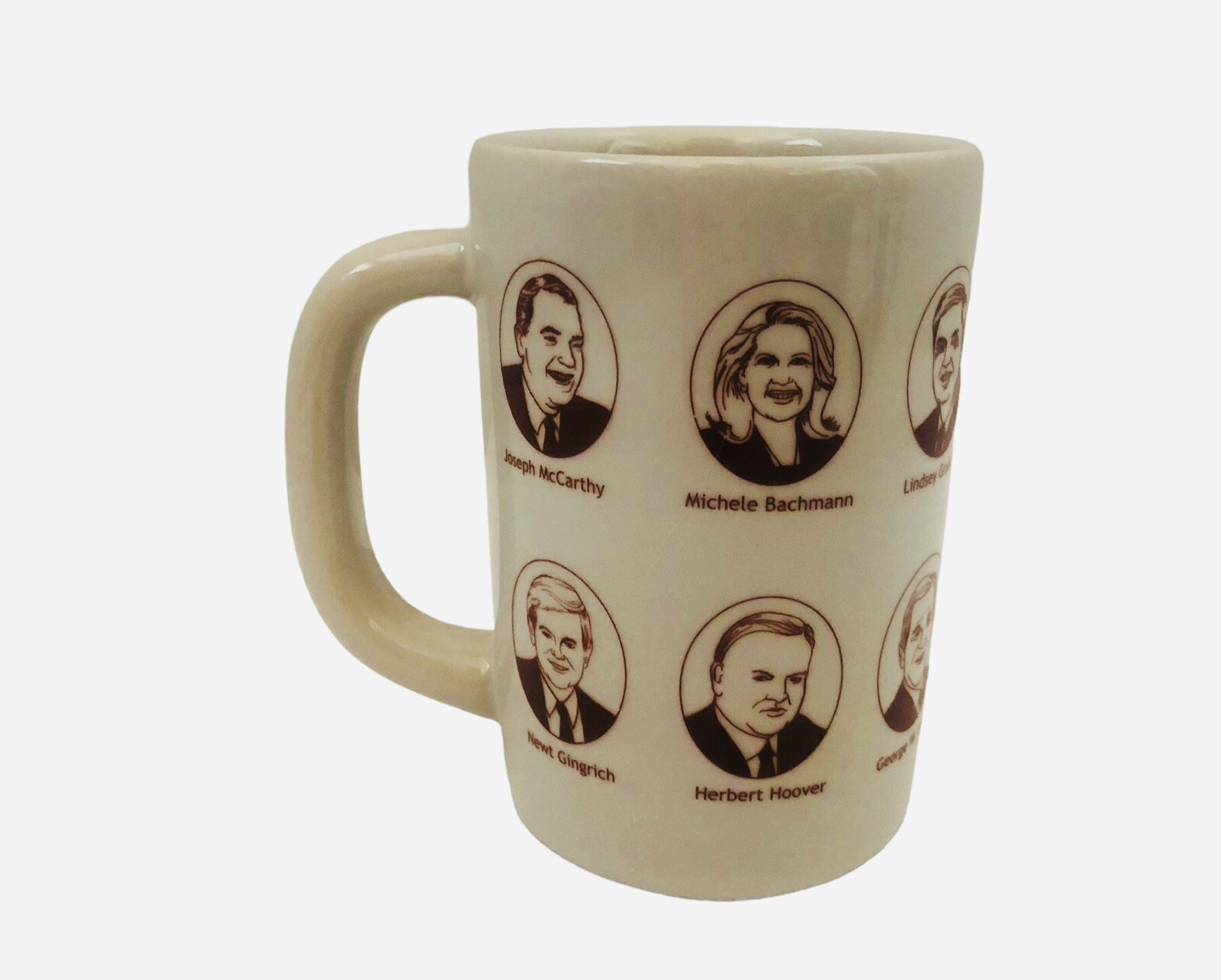 Fishs Eddy REPUBLICAN POLITICIANS Mug Nixon Ryan Bush Hoover McCarthy ...