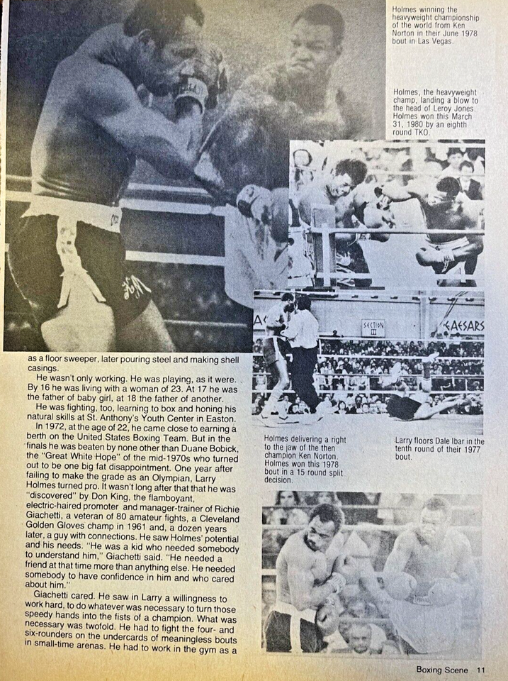 1981 Boxer Larry Holmes | eBay
