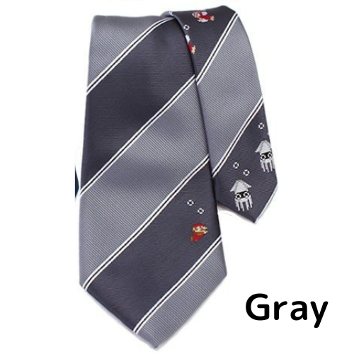 Nintendo Super Mario Bros Necktie Tie Stripe Videogame 3 Colors 1pc ...