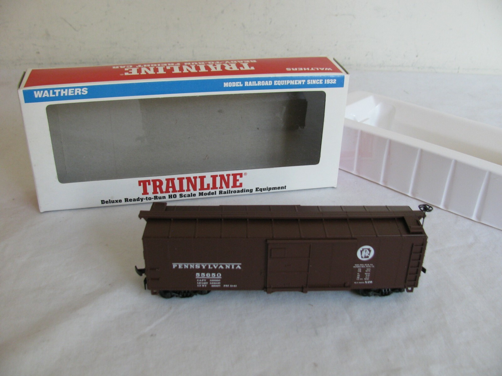 Walthers Trainline HO Scale Trains Pennsylvania 40' X-29 Steel Box Car ...