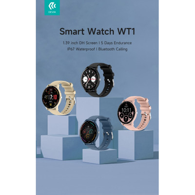 DEVIA Smart Watch modello WT1 APP DaFit Nero | eBay