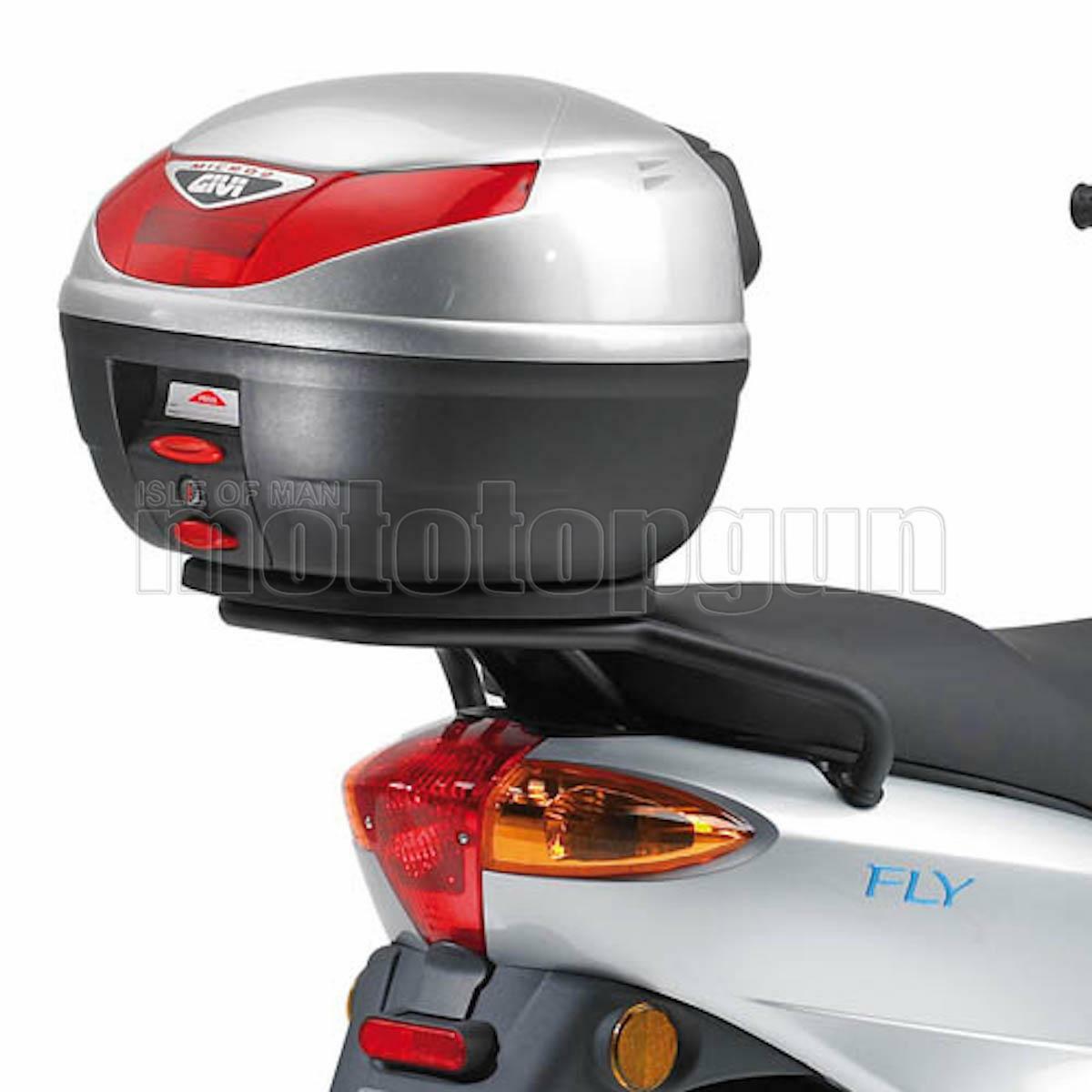 GIVI CASE E370N + HOLDER PIAGGIO FLY 50 2009 09 2010 10 2011 11 2012 12 2013 13 | eBay
