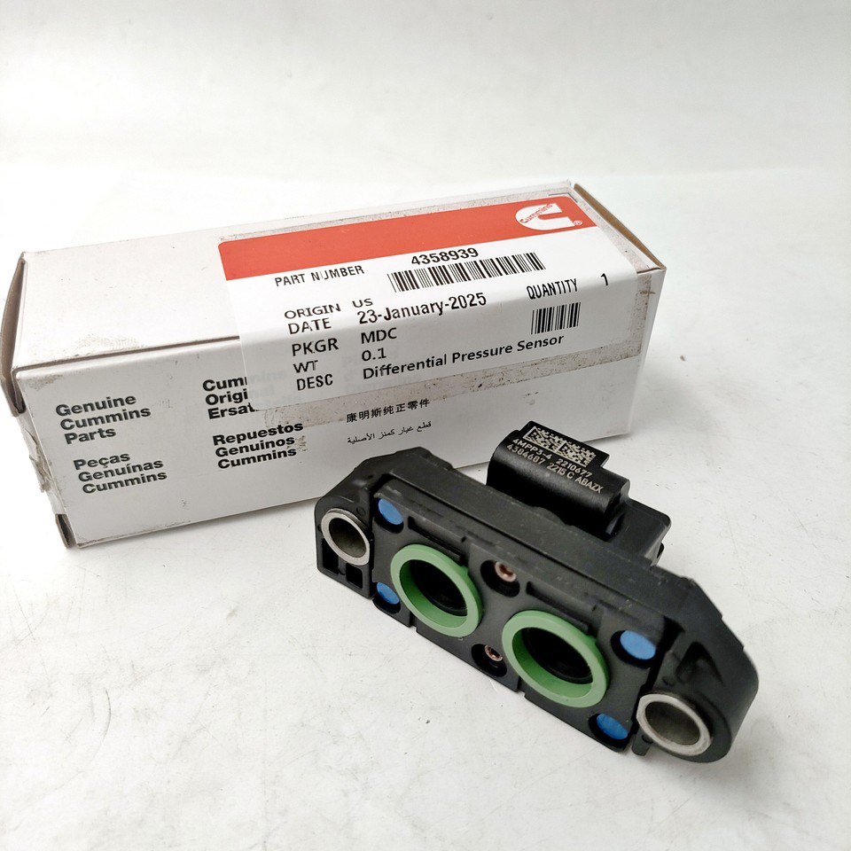 1X 4358939 DPF Pressure Sensor For 4307166 Cummins 4384138 ISB 6.7L ...